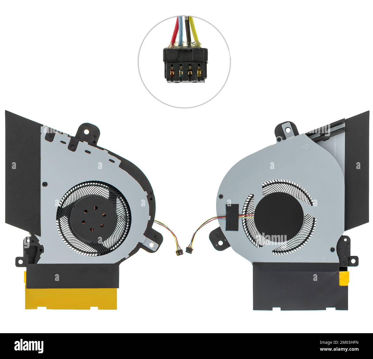 laptop fan, laptop spare part, on white background Stock Photo - Alamy