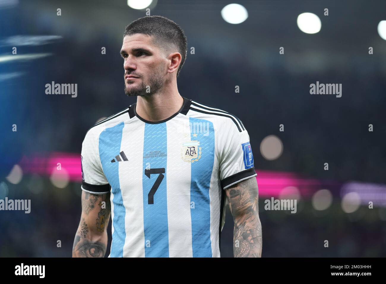 Al Rayyan, Qatar. 3rd Dec, 2022. Rodrigo De Paul (ARG) Football/Soccer ...