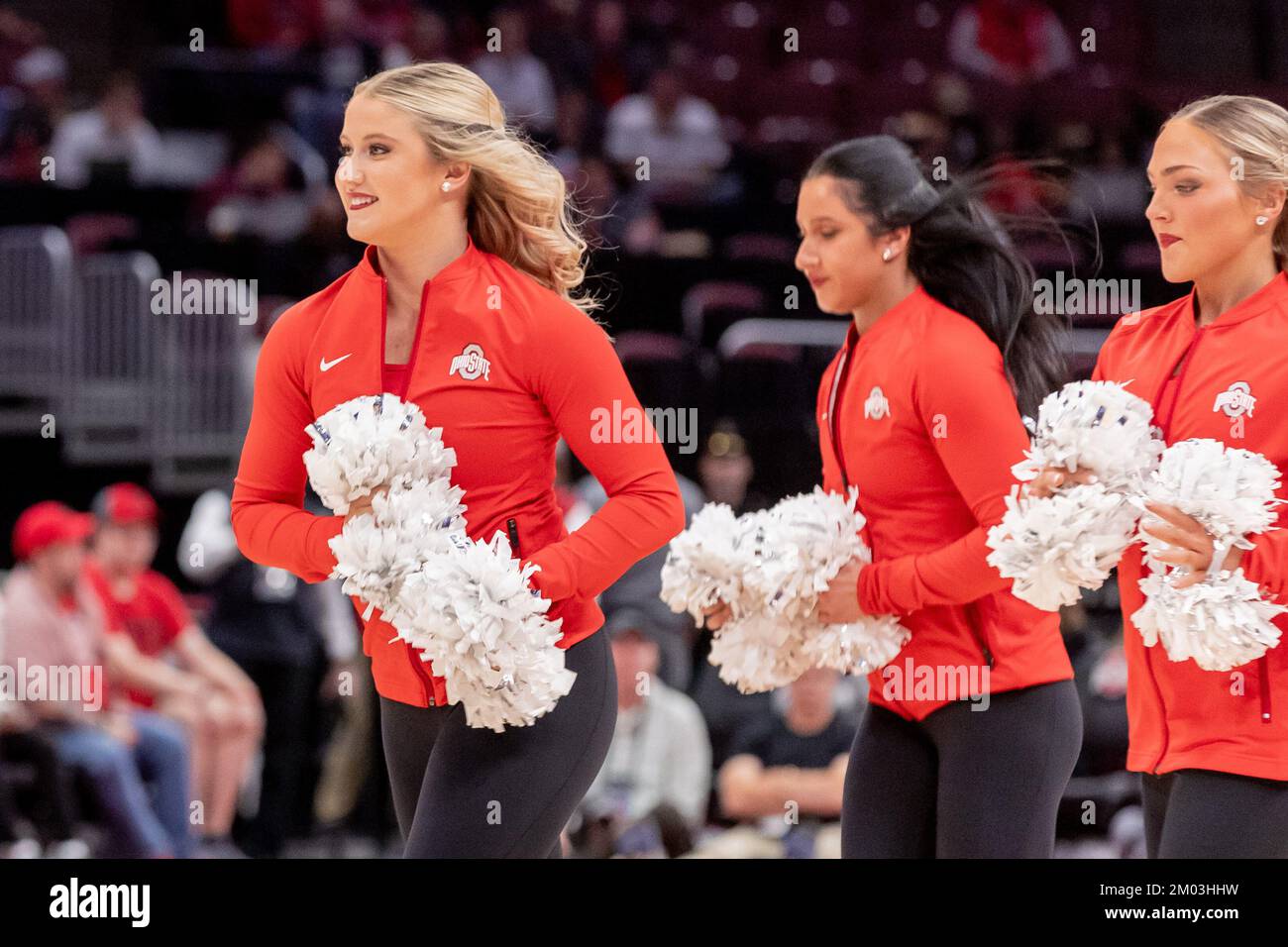 Columbus, Ohio, USA. 3rd Dec, 2022. Ohio State Buckeyes cheerleaders ...
