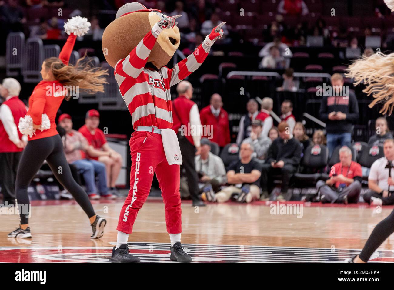 Columbus, Ohio, USA. 3rd Dec, 2022. Ohio State Buckeyes mascot Brutus ...