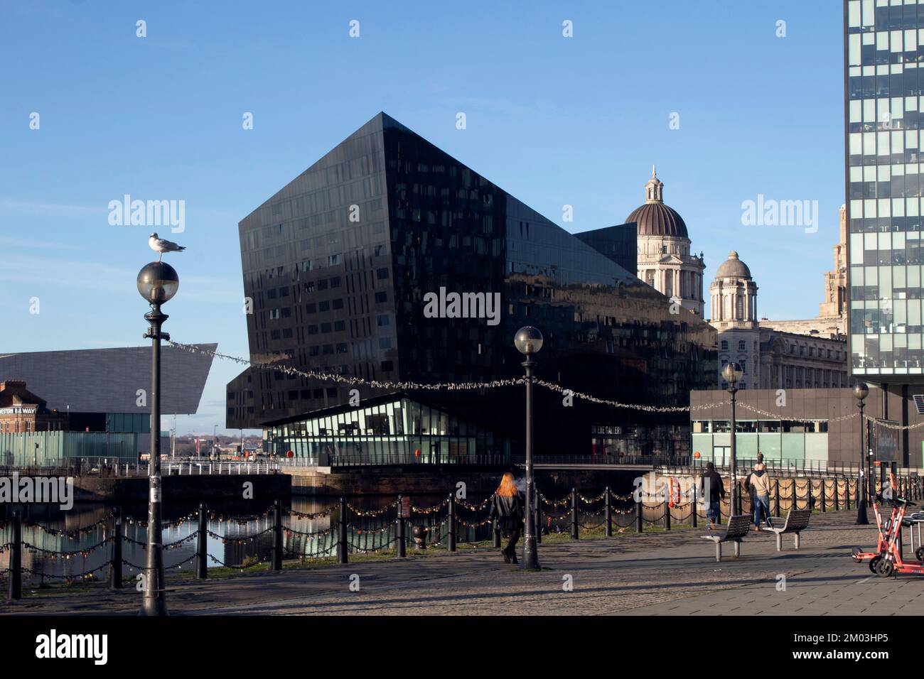 The Longitude building and the Museum of Liverpool in the Royal Albert ...