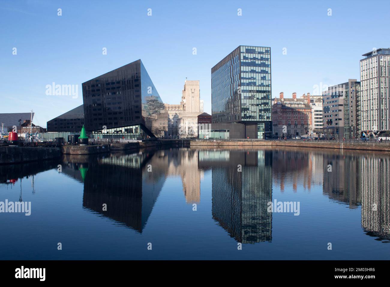 Royal Albert Dock, with the Longitude building and the Mersey tunnel ...