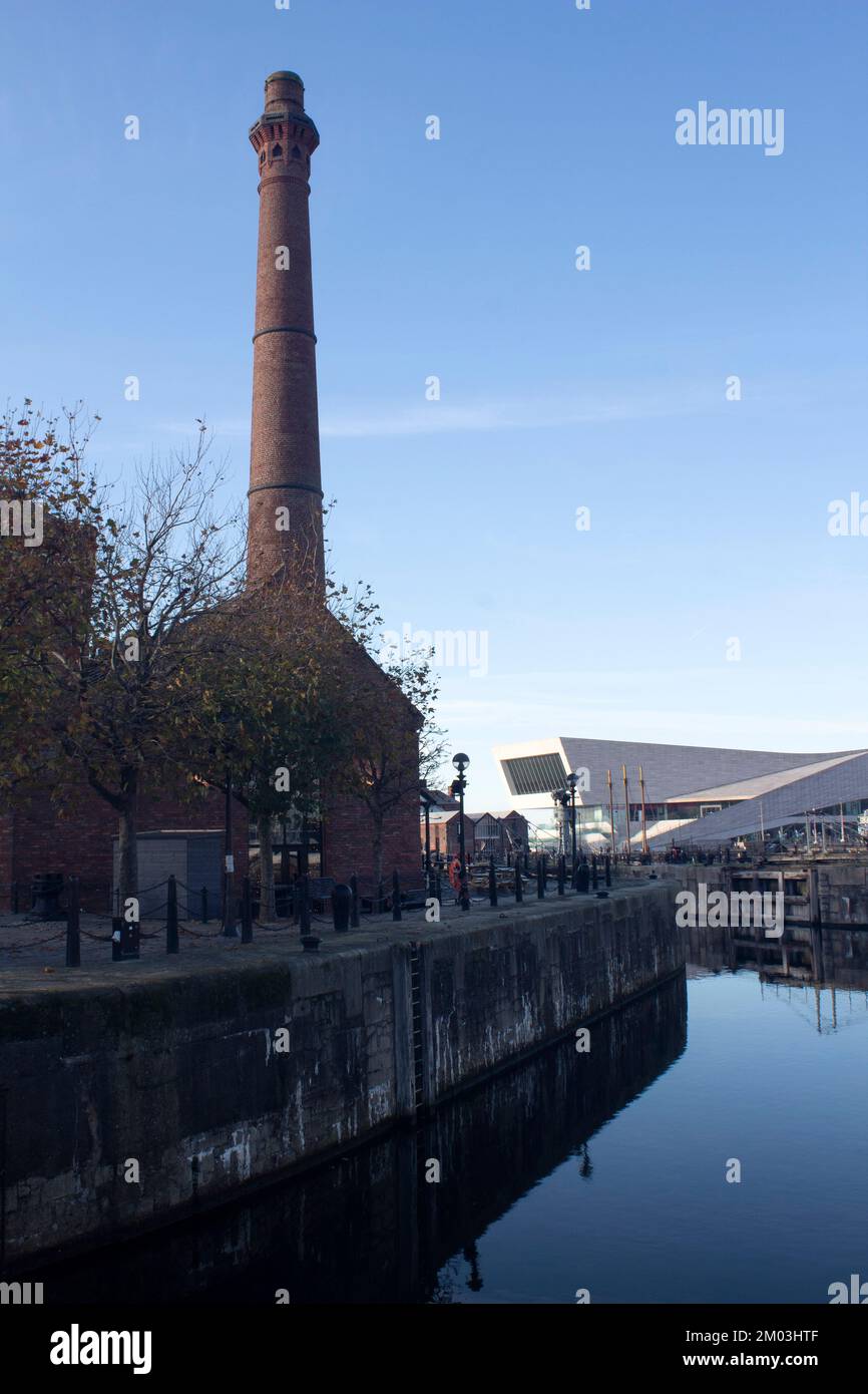 The Pump House and tower, Liverpool Docks Hartley Quay, Albert Dock ...