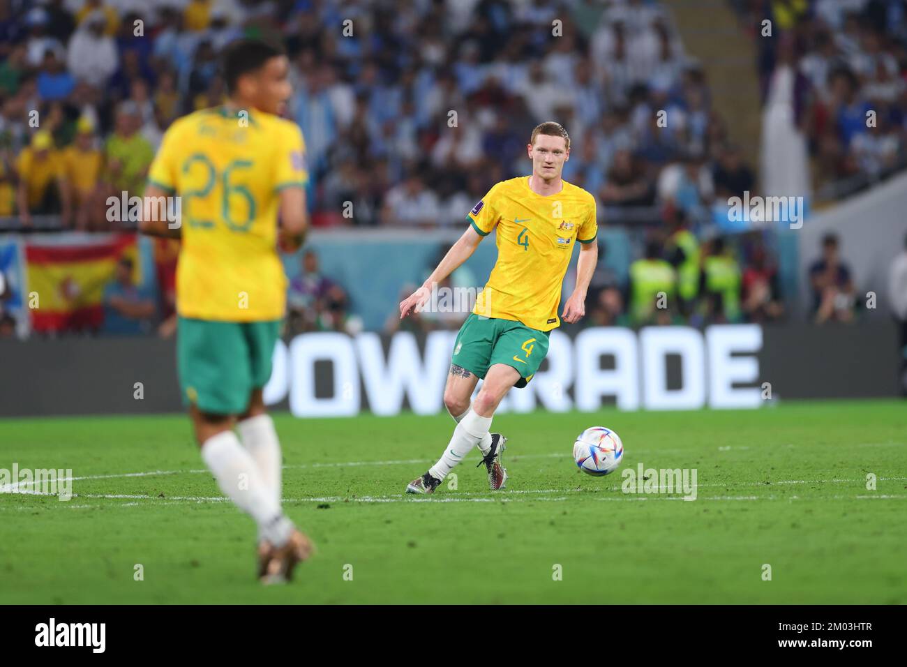Al Rayyan, Qatar. 3rd Dec, 2022. Kye Rowles (AUS) Football/Soccer ...