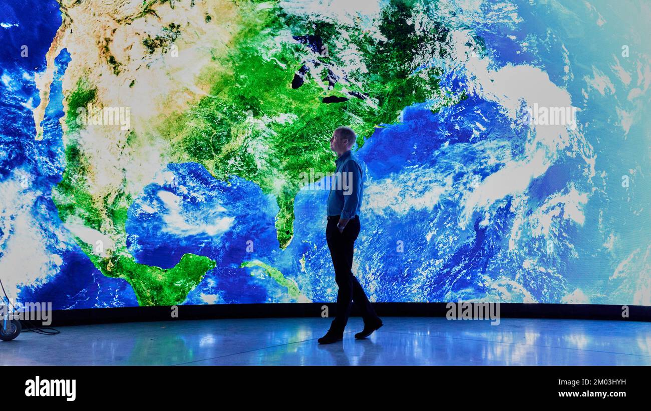 Prince William behind the scenes at the Earthshot Prize Boston 2022 in ...