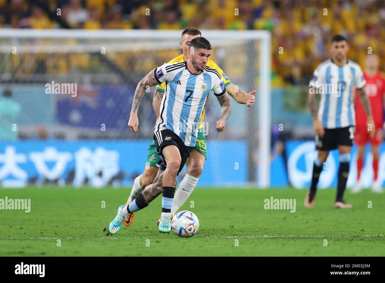 Al Rayyan, Qatar. 3rd Dec, 2022. Rodrigo De Paul (ARG) Football/Soccer ...
