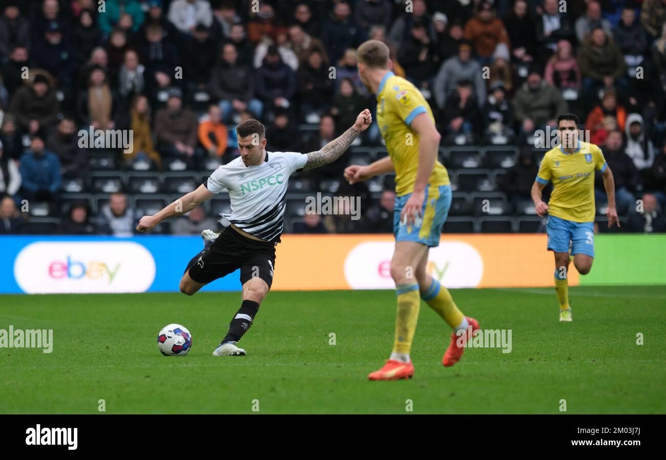 Pride Park, Derby, Derbyshire, UK. 3rd Dec, 2022. League One Football ...