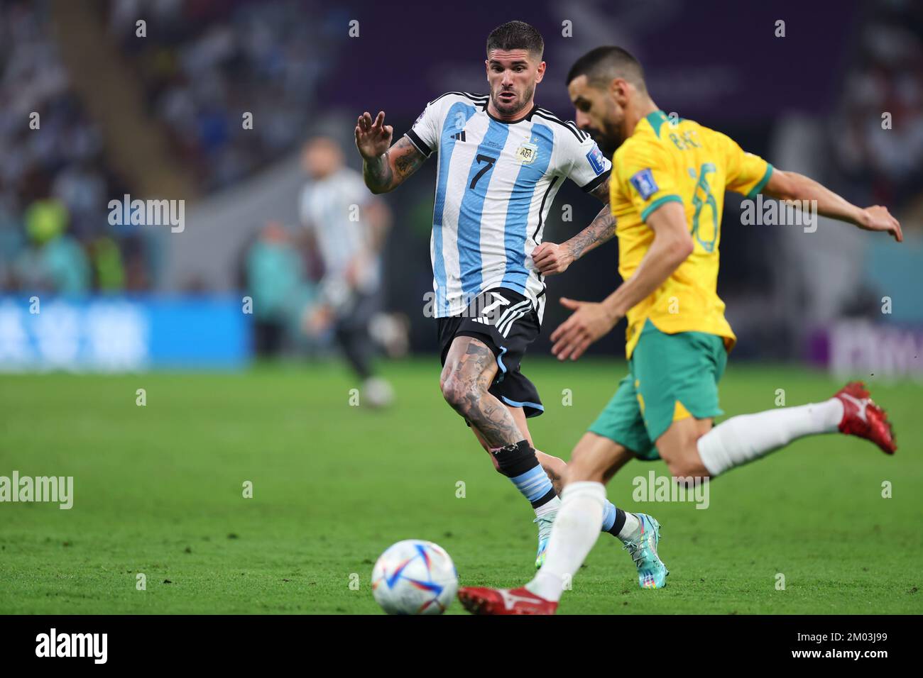 Al Rayyan, Qatar. 3rd Dec, 2022. Rodrigo De Paul (ARG) Football/Soccer ...