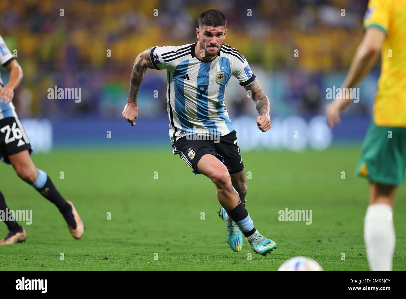 Al Rayyan, Qatar. 3rd Dec, 2022. Rodrigo De Paul (ARG) Football/Soccer ...
