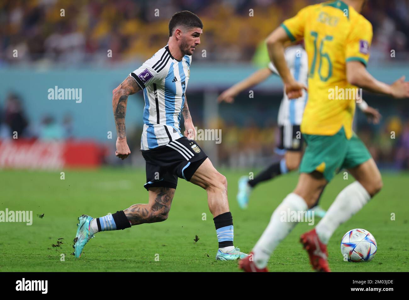 Al Rayyan, Qatar. 3rd Dec, 2022. Rodrigo De Paul (ARG) Football/Soccer ...