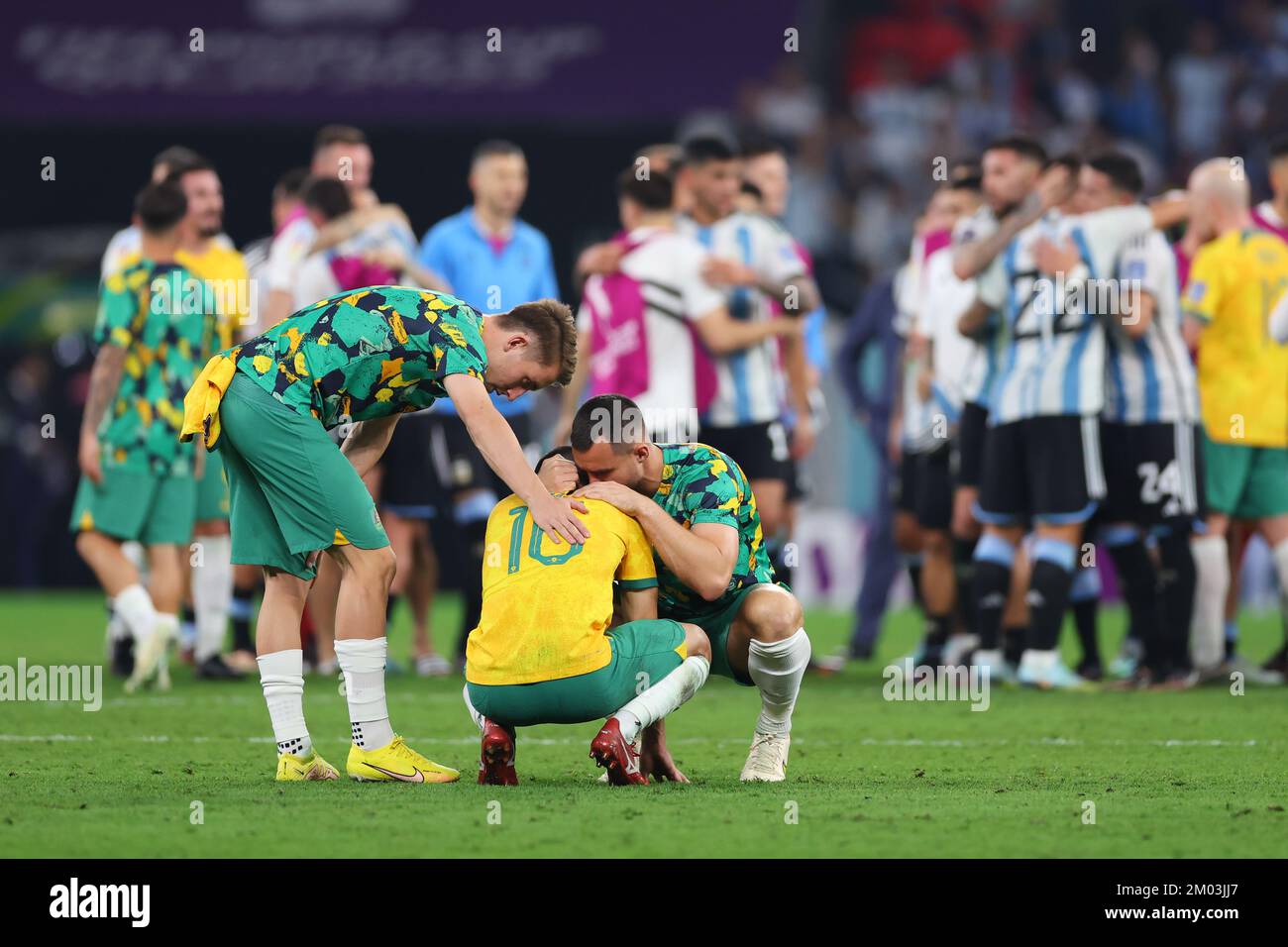 Al Rayyan, Qatar. 3rd Dec, 2022. Aziz Behich (AUS) Football/Soccer ...
