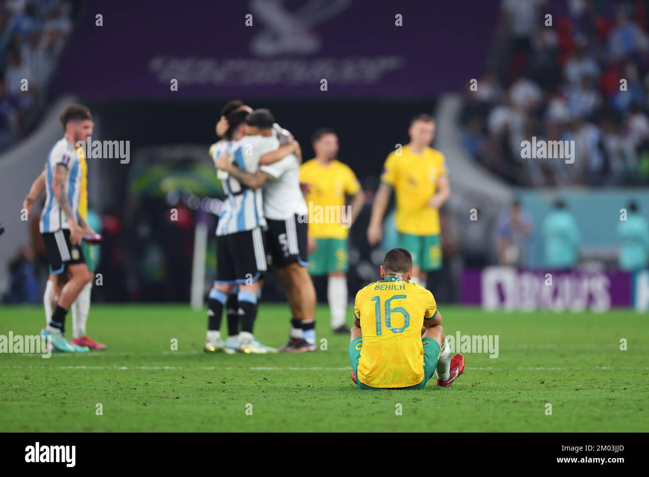 Al Rayyan, Qatar. 3rd Dec, 2022. Aziz Behich (AUS) Football/Soccer ...