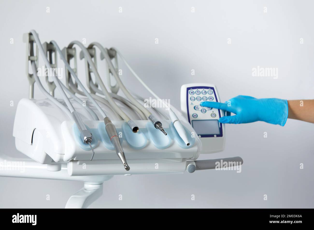 Different dental instruments and tools in a dentists office Stock Photo ...