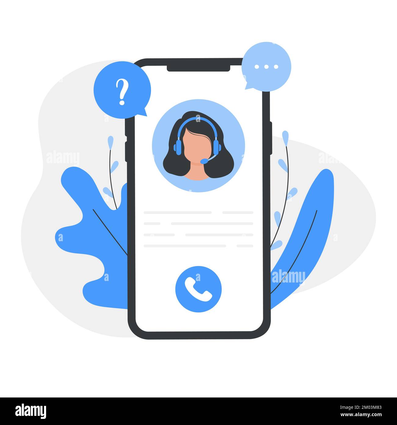 Call client Stock Vector Images - Alamy