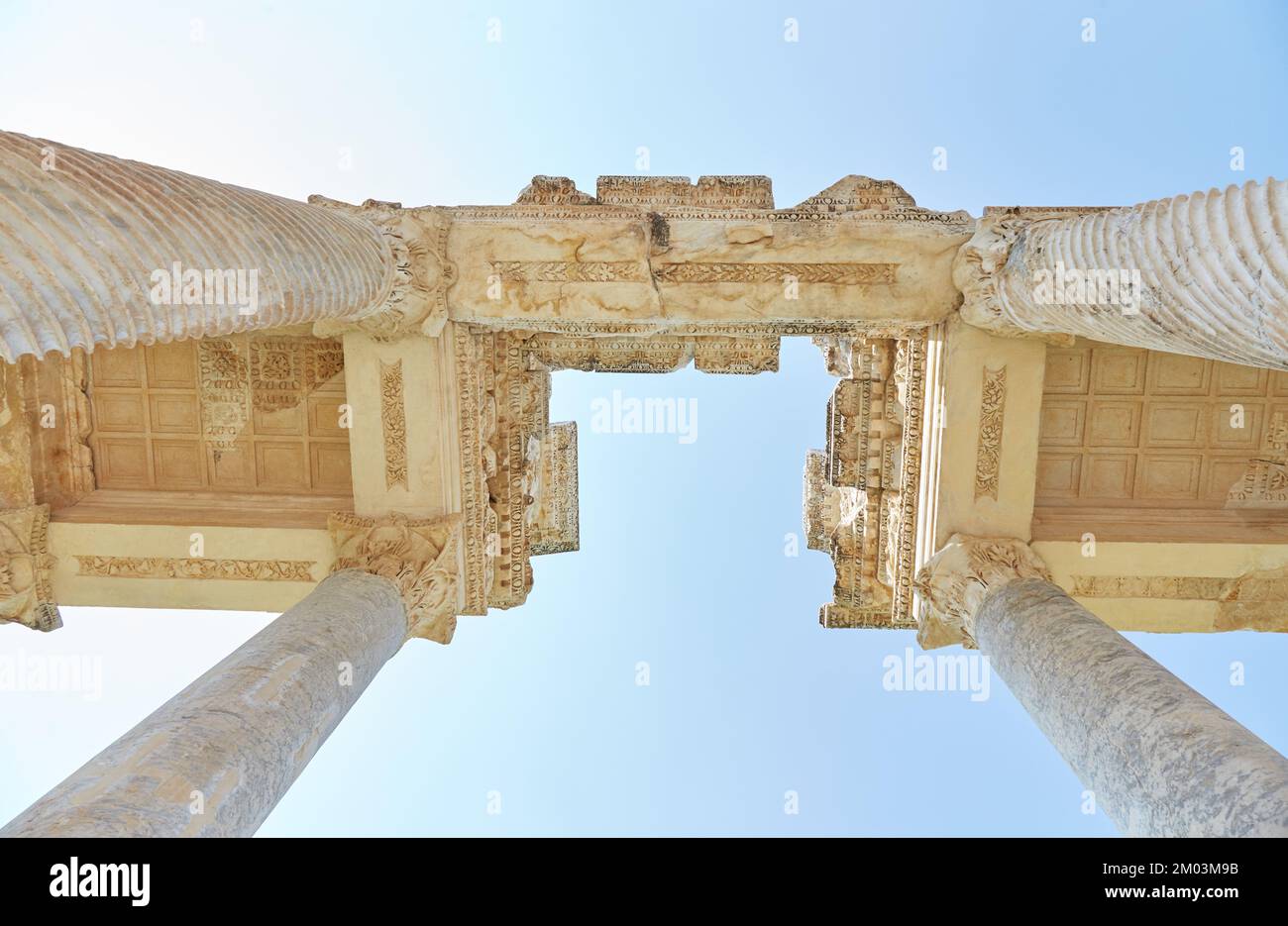 The Unique Tetrapylon of Aphrodisias Stock Photo - Alamy