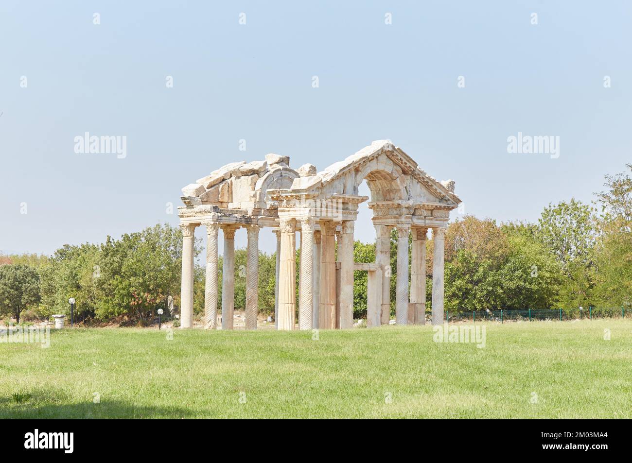 The Unique Tetrapylon of Aphrodisias Stock Photo - Alamy