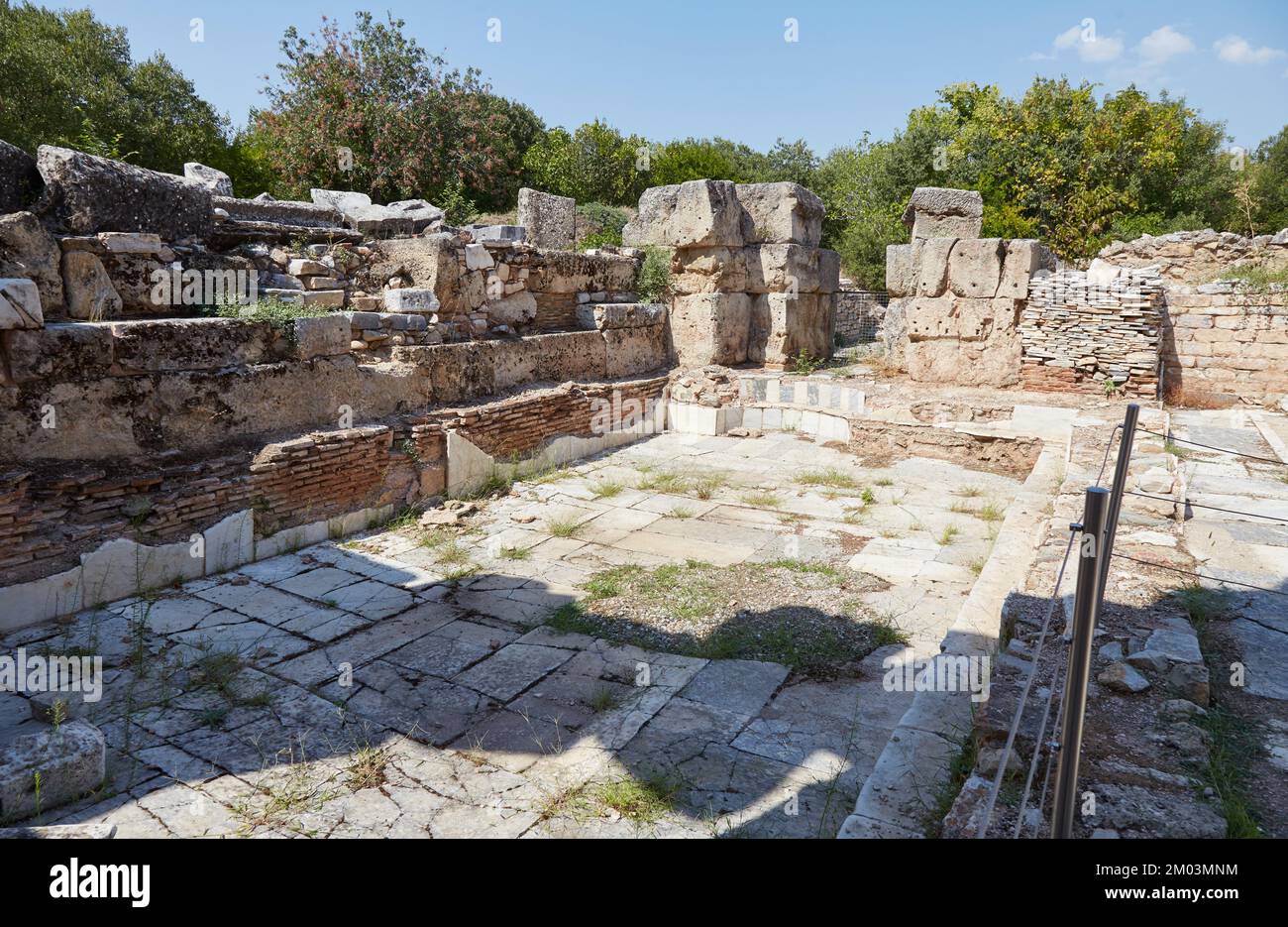 The Hadrianic Baths of Aphrodisias, Turkey Stock Photo - Alamy