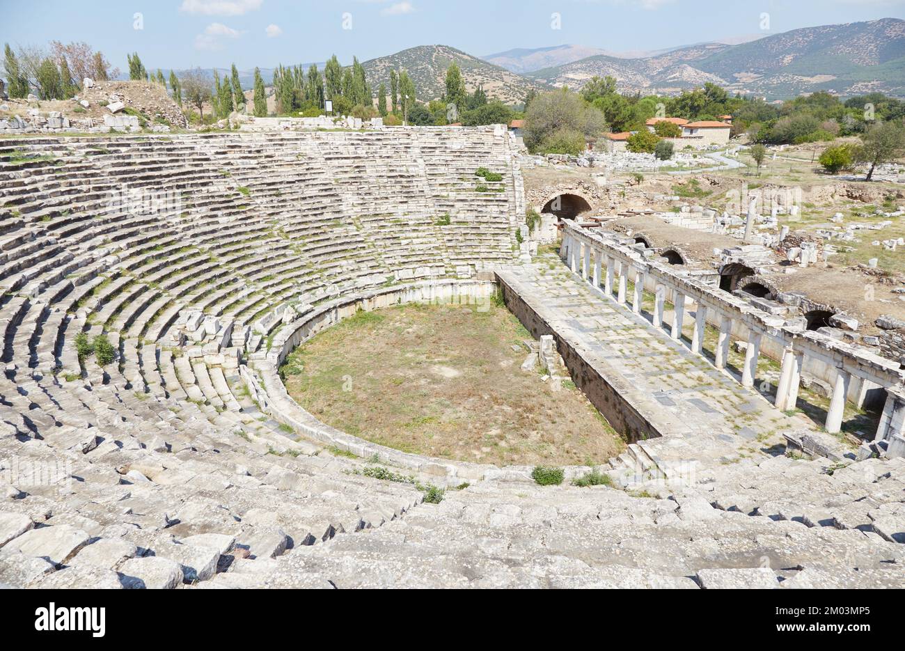 The Well-Preserved Theater of Aphrodisias Stock Photo - Alamy
