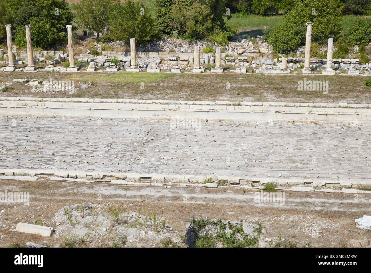 The Place of the Palms Pool at Aphrodisias Stock Photo - Alamy