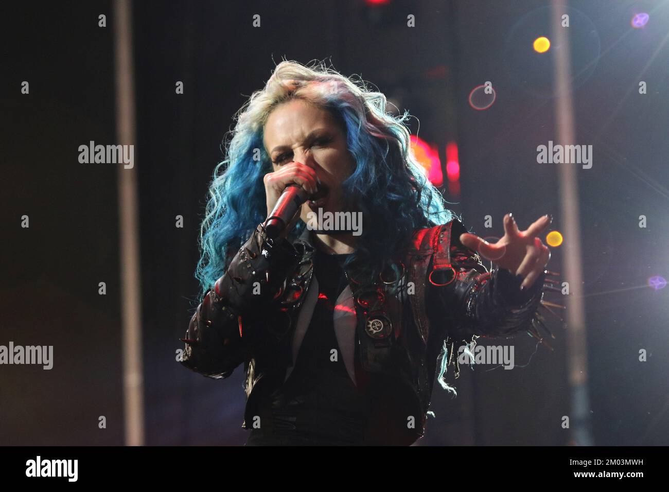 December 2, 2022, Toluca, Mexico: Alissa White-Gluz Lead vocalist of ...