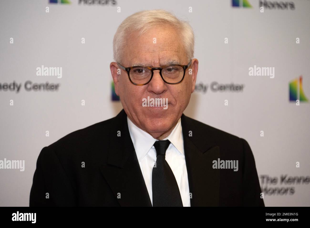 David Rubenstein arrives for the formal Artist's Dinner honoring the ...