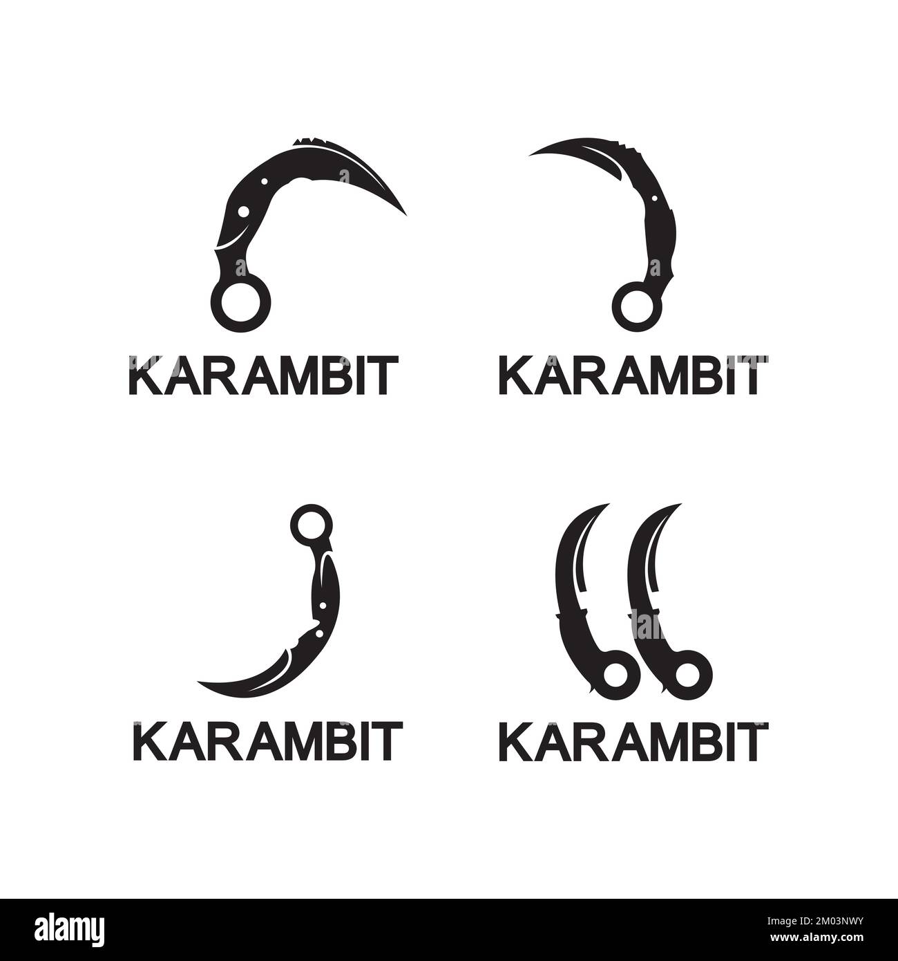 Karambit Cut Out Stock Images & Pictures - Alamy