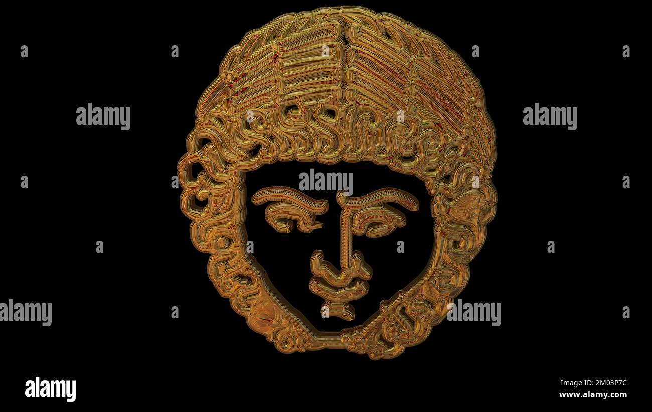A 3D Illustration of art from the era of the ancient Roman Empire. This ...