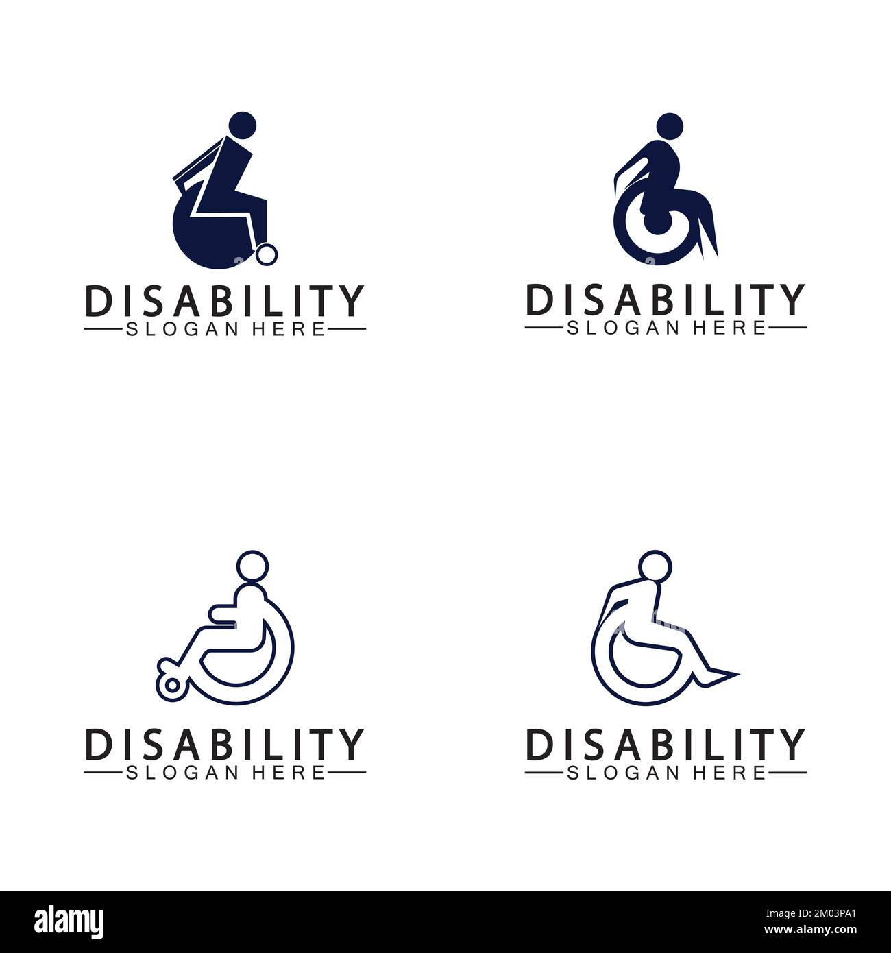 Passionate Disability People Support Logo. Wheel Chair Logo ...