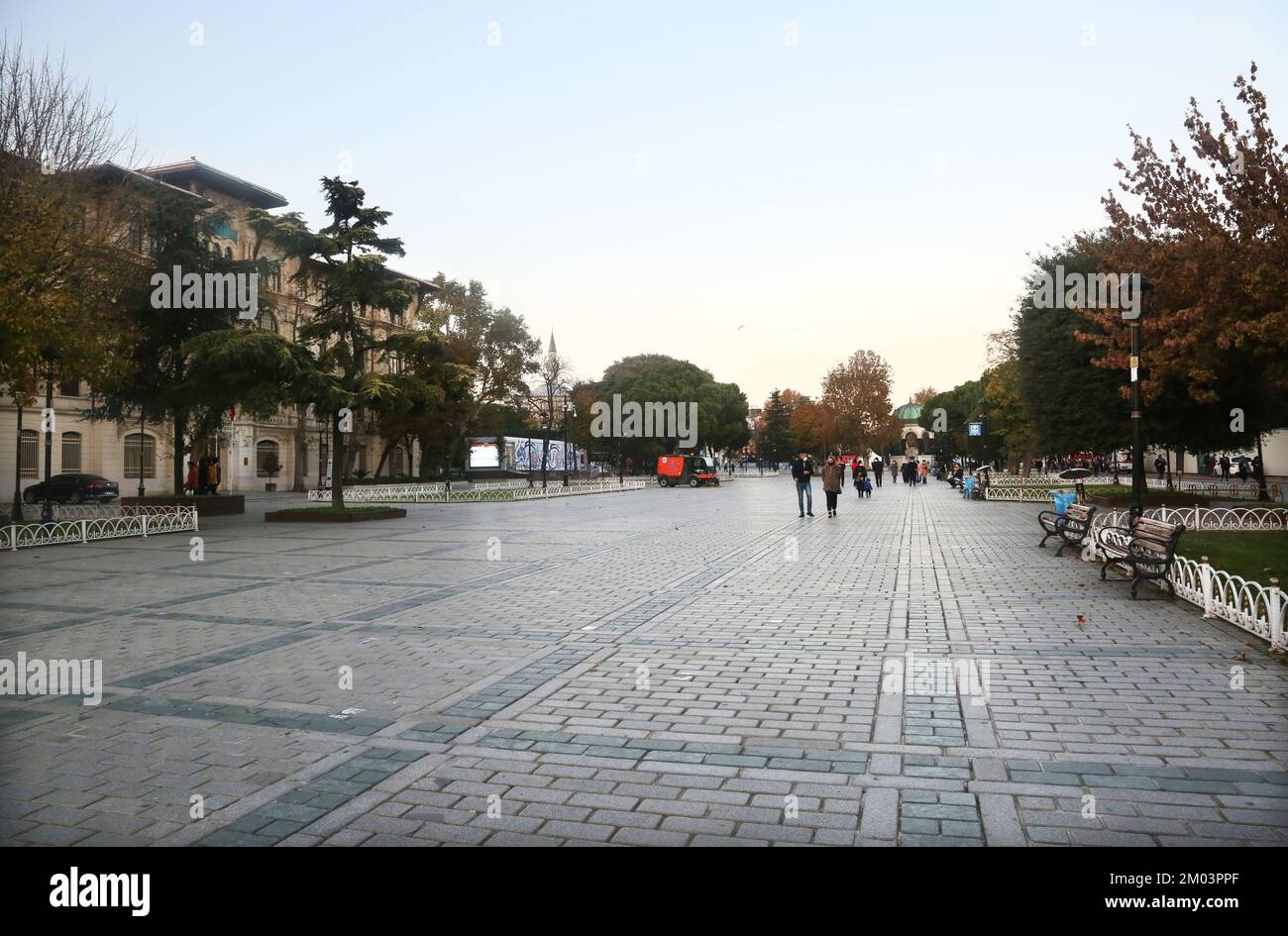 ISTANBUL, TURKEY - NOVEMBER 18: Sultanahmet Hippodrome Square at the ...