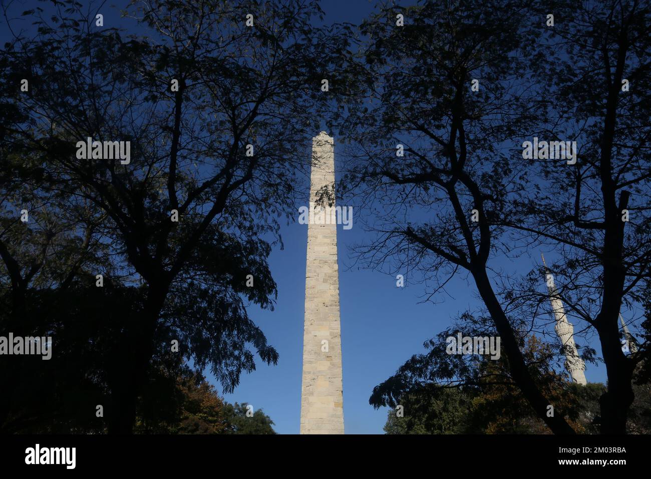 The Walled Obelisk or Column of Constantine (Turkish: Orme Dikilitas ...