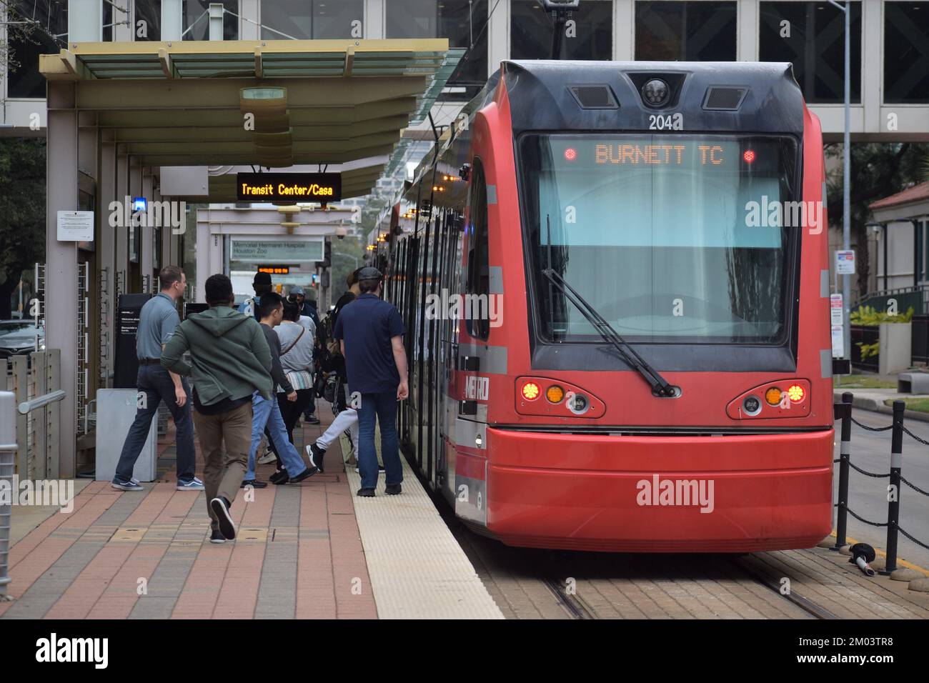 Houston metro rail hi-res stock photography and images - Alamy