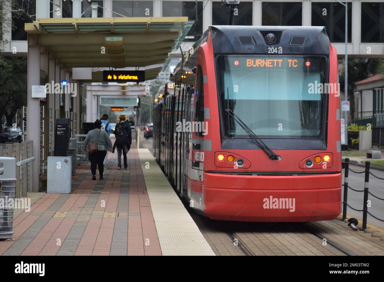 Houston metro rail hi-res stock photography and images - Alamy