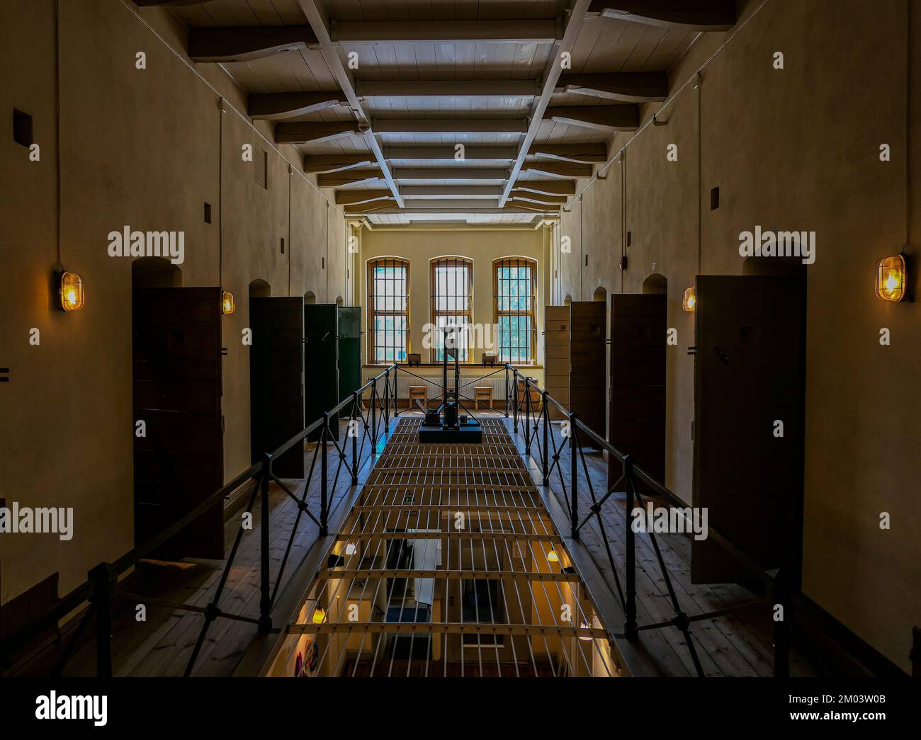 Prison corridor indoor hi-res stock photography and images - Alamy
