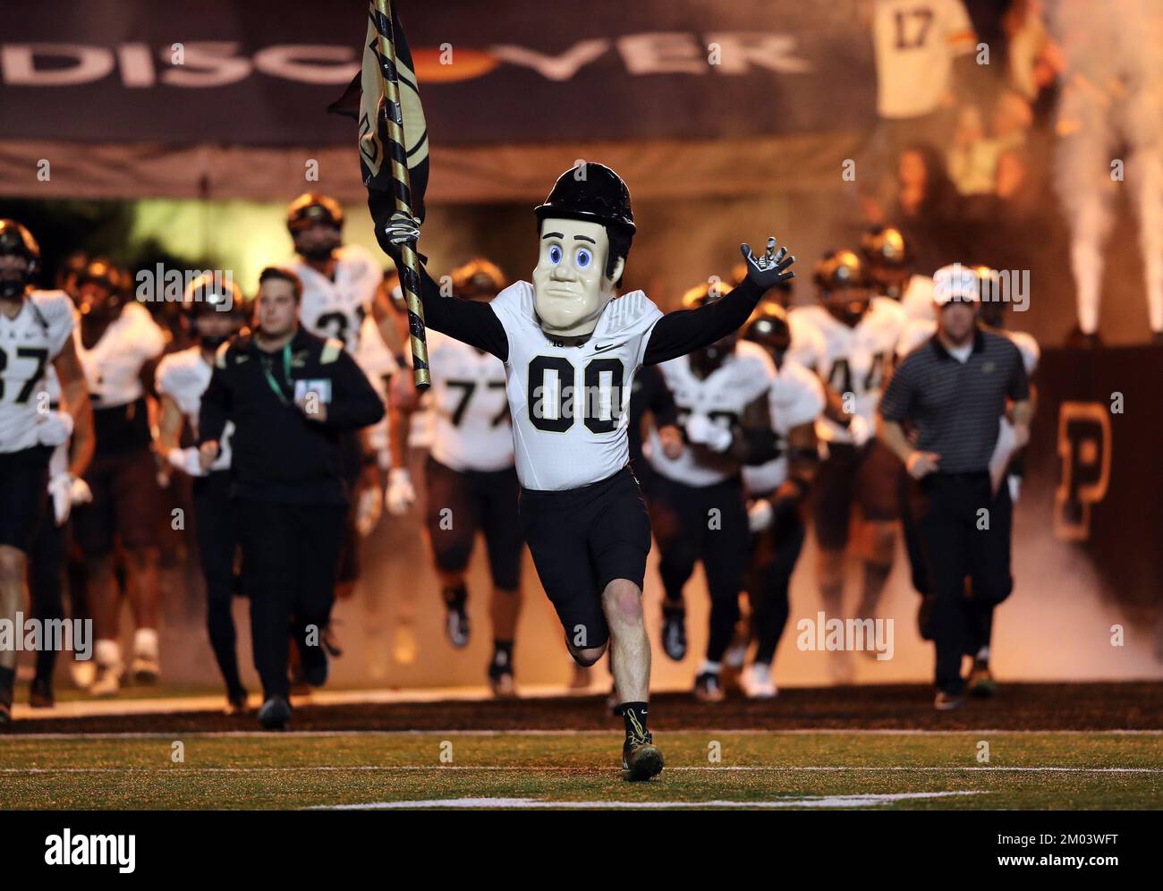 Indianapolis, United States. 03rd Dec, 2022. Purdue Boilermakers mascot ...