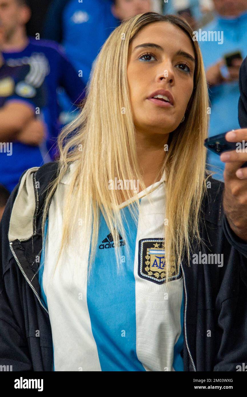 The Argentinian fans during the FIFA World Cup Qatar 2022 Round 16 ...