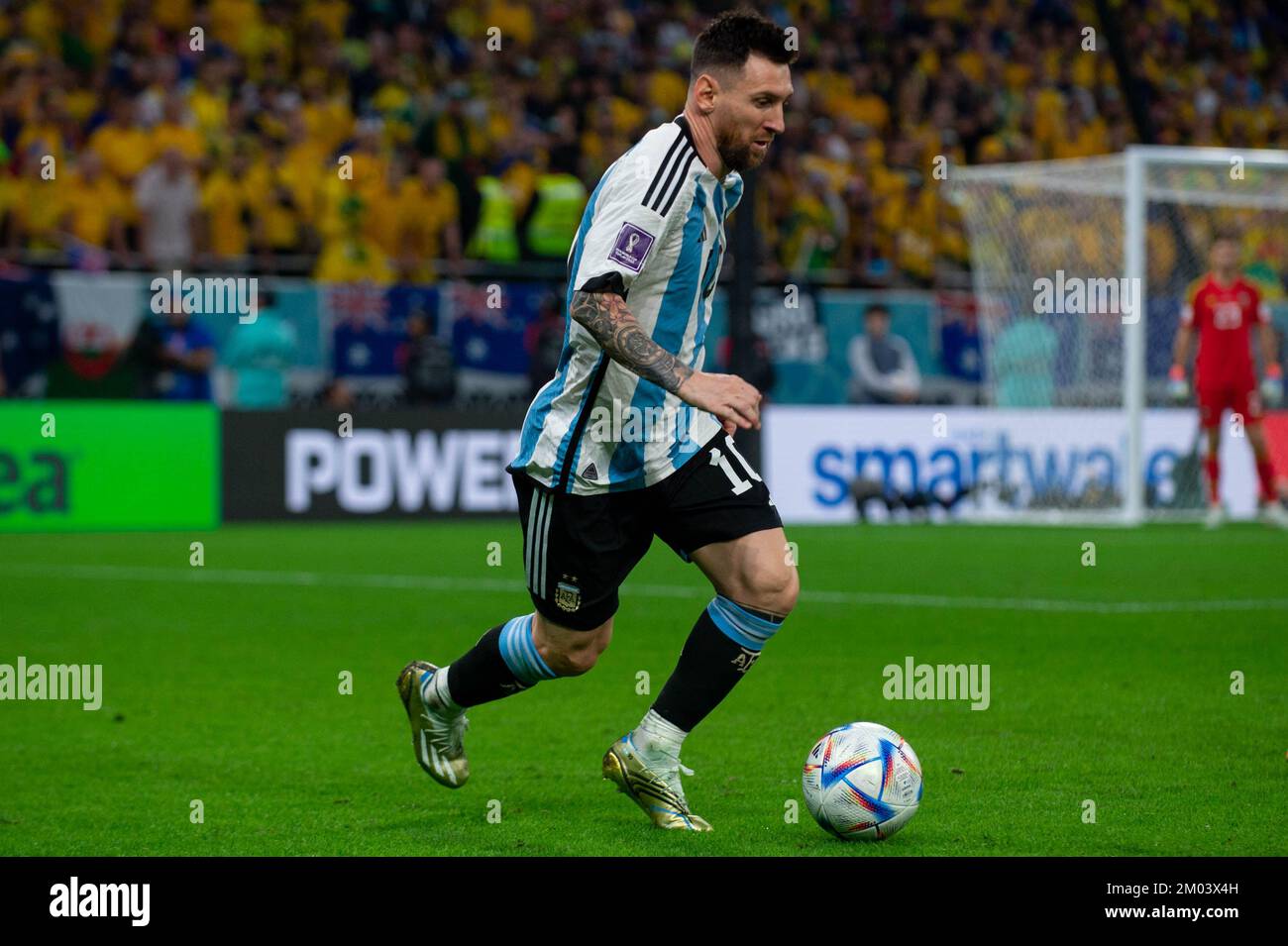 Lionel Messi of Argentina during the FIFA World Cup Qatar 2022 Round 16 ...