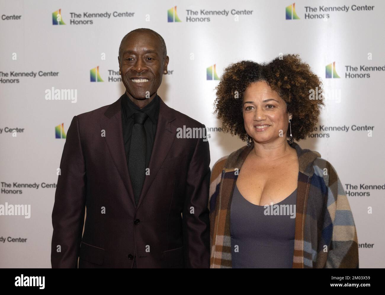 Washington DC, USA. 03rd Dec, 2022. Don Cheadle and his wife Bridgid ...