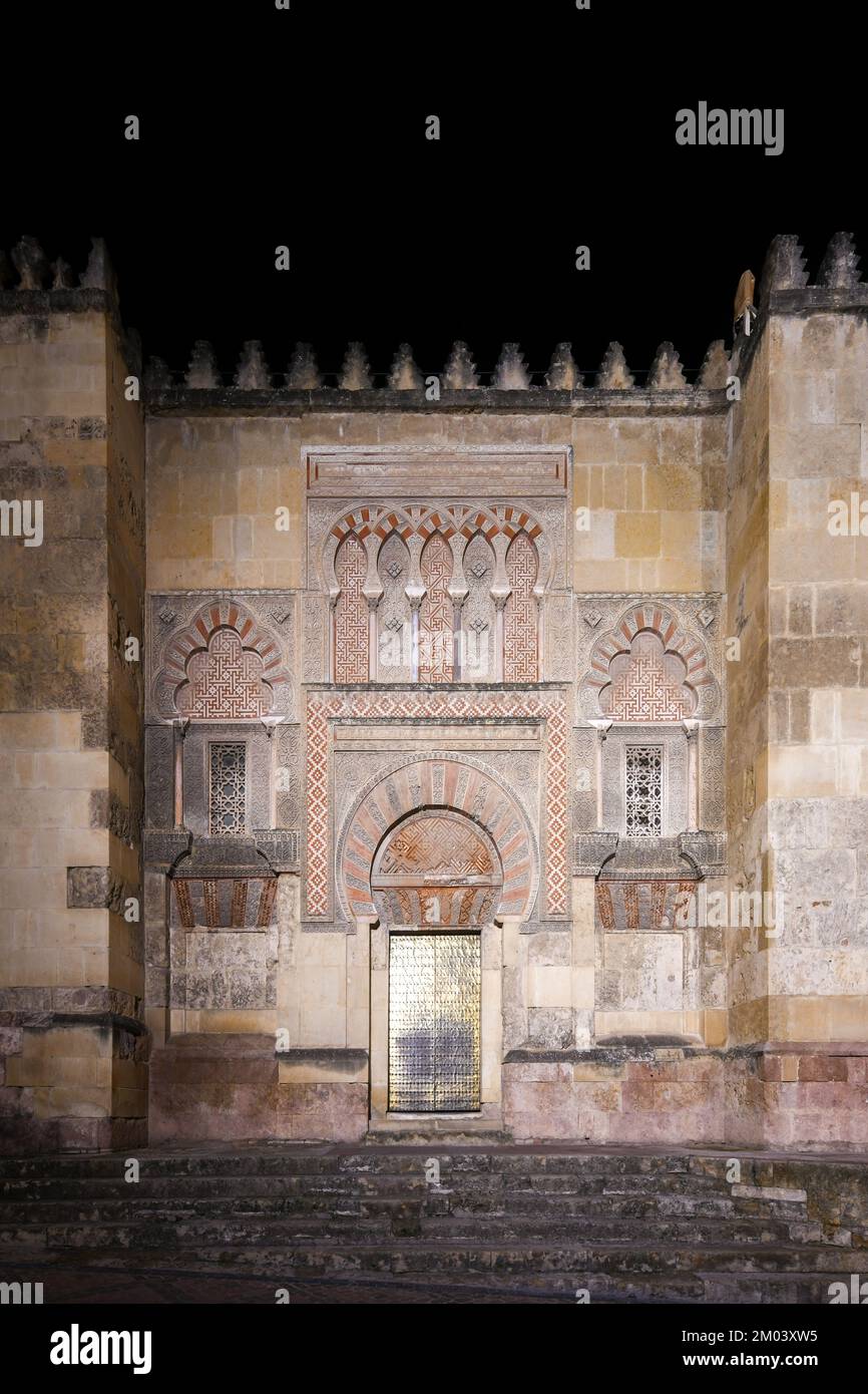 Cathedral Mosque of Cordoba, Spain. the Great Mosque of Cordoba is one ...