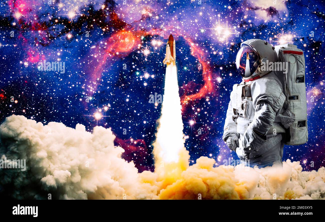 Space Rocket And Astronauts Wallpapers