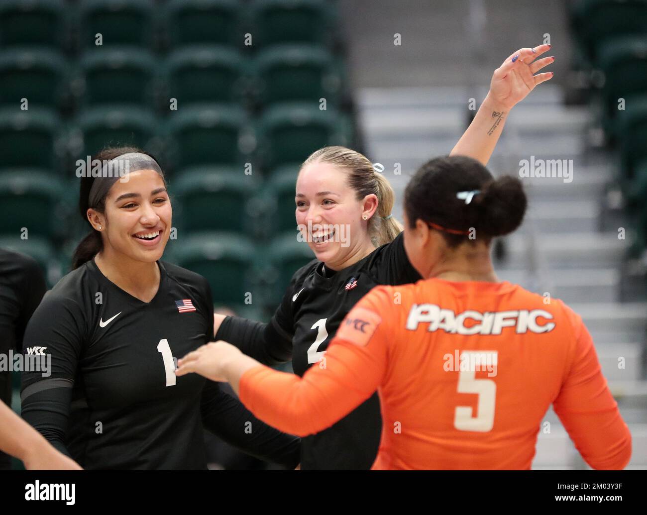 December 02, 2022: University of the Pacific Tigers Alexa Edwards (1 ...