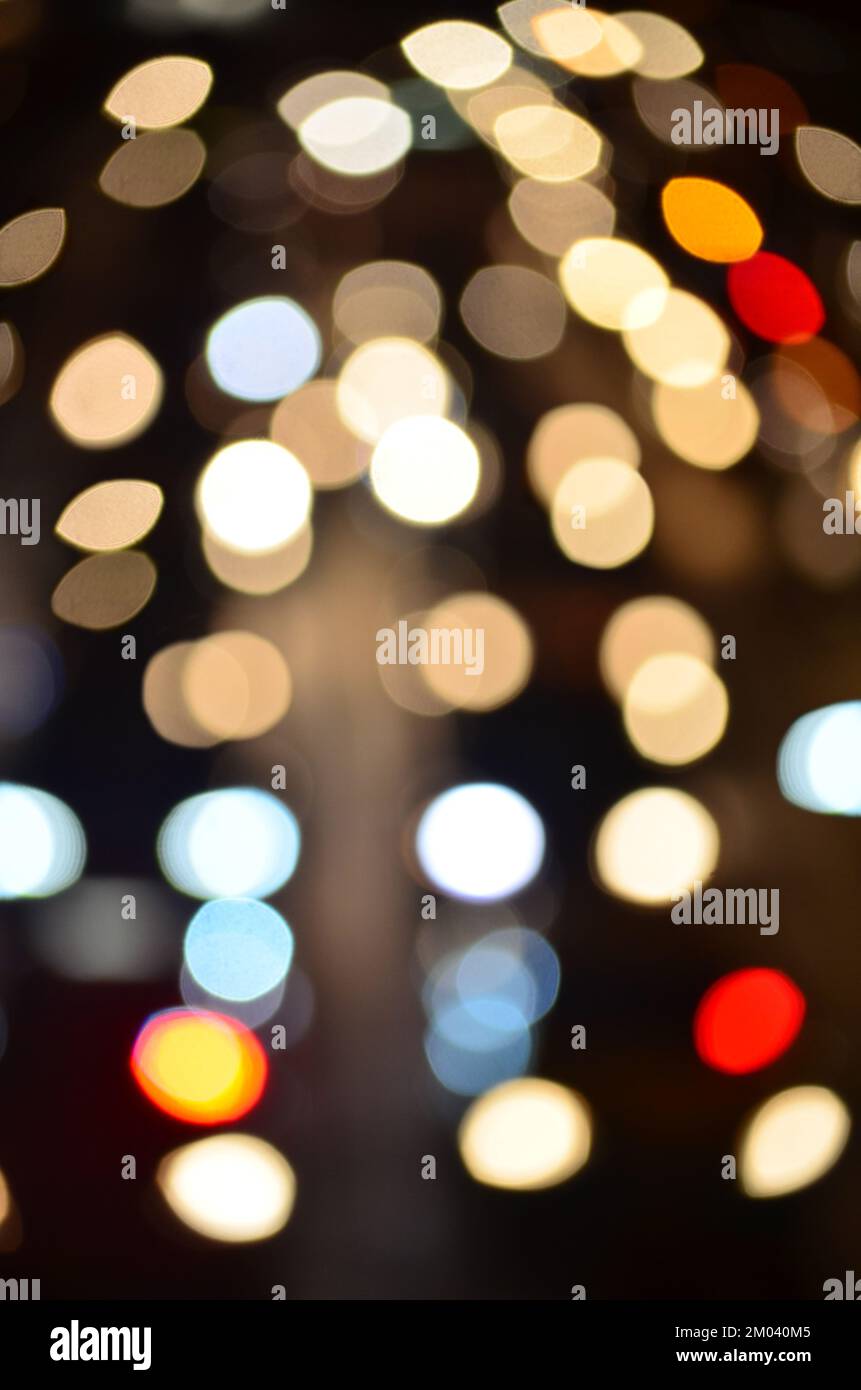 Abstract blurred background of night,effect style Stock Photo - Alamy