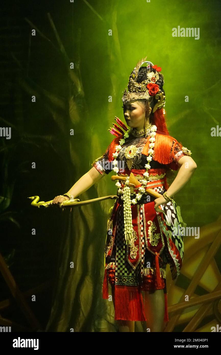 The theatrical of kresnayana with the title Krishna harimurti (Krishna ...