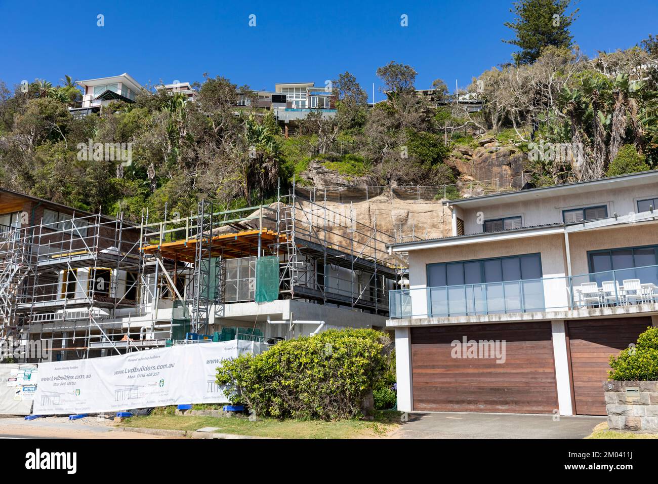 Palm Beach Sydney Australia new luxury home house being built ...