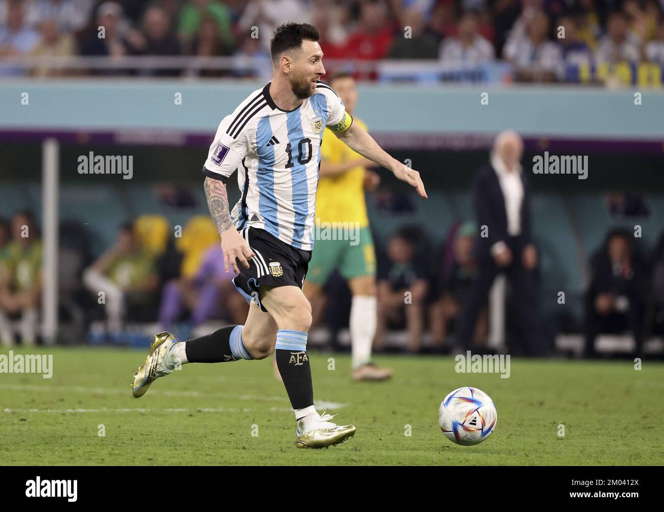 Lionel Messi of Argentina during the FIFA World Cup 2022, Round of 16 ...