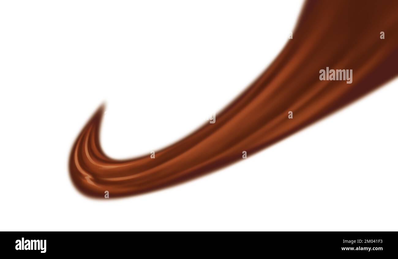 Chocolate river illustration Stock Photo - Alamy