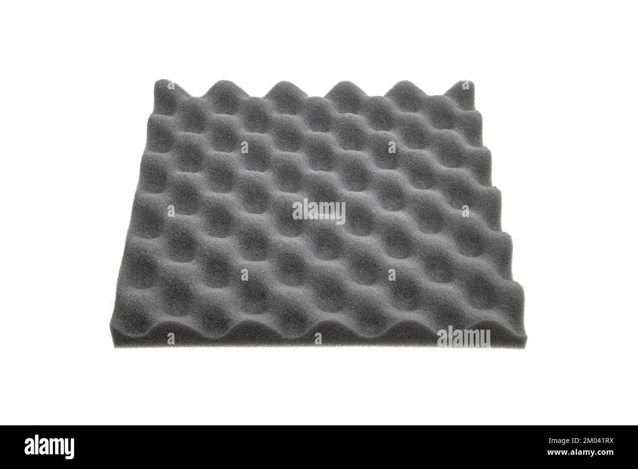 Dampening Acoustical Foam in Music Studio. Close up of Sound Absorbing ...