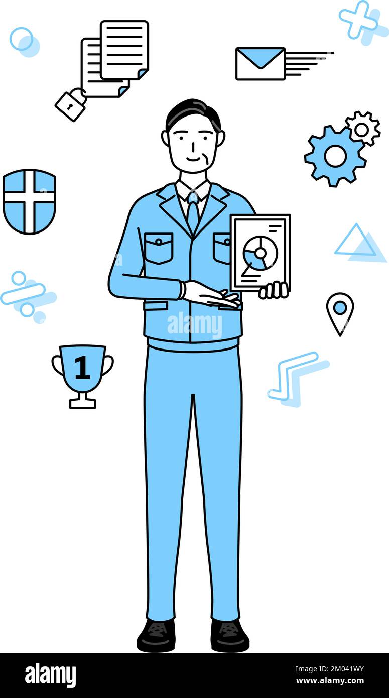 Image of DXing,Management, managers, plant manager, a man in work wear ...