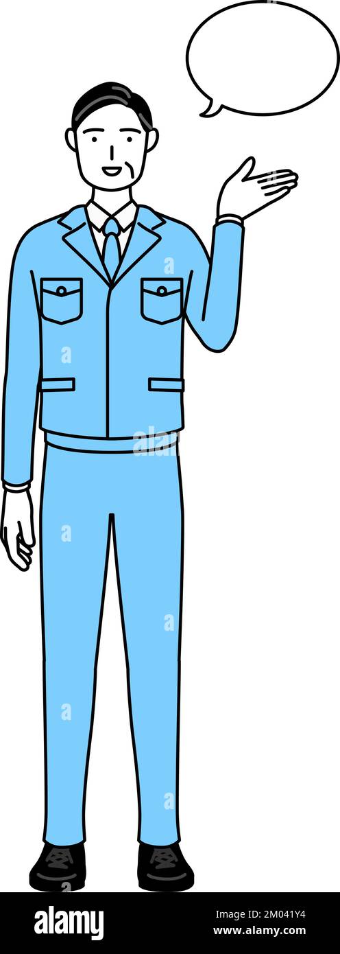 Management, managers, plant manager, a man in work wear giving ...