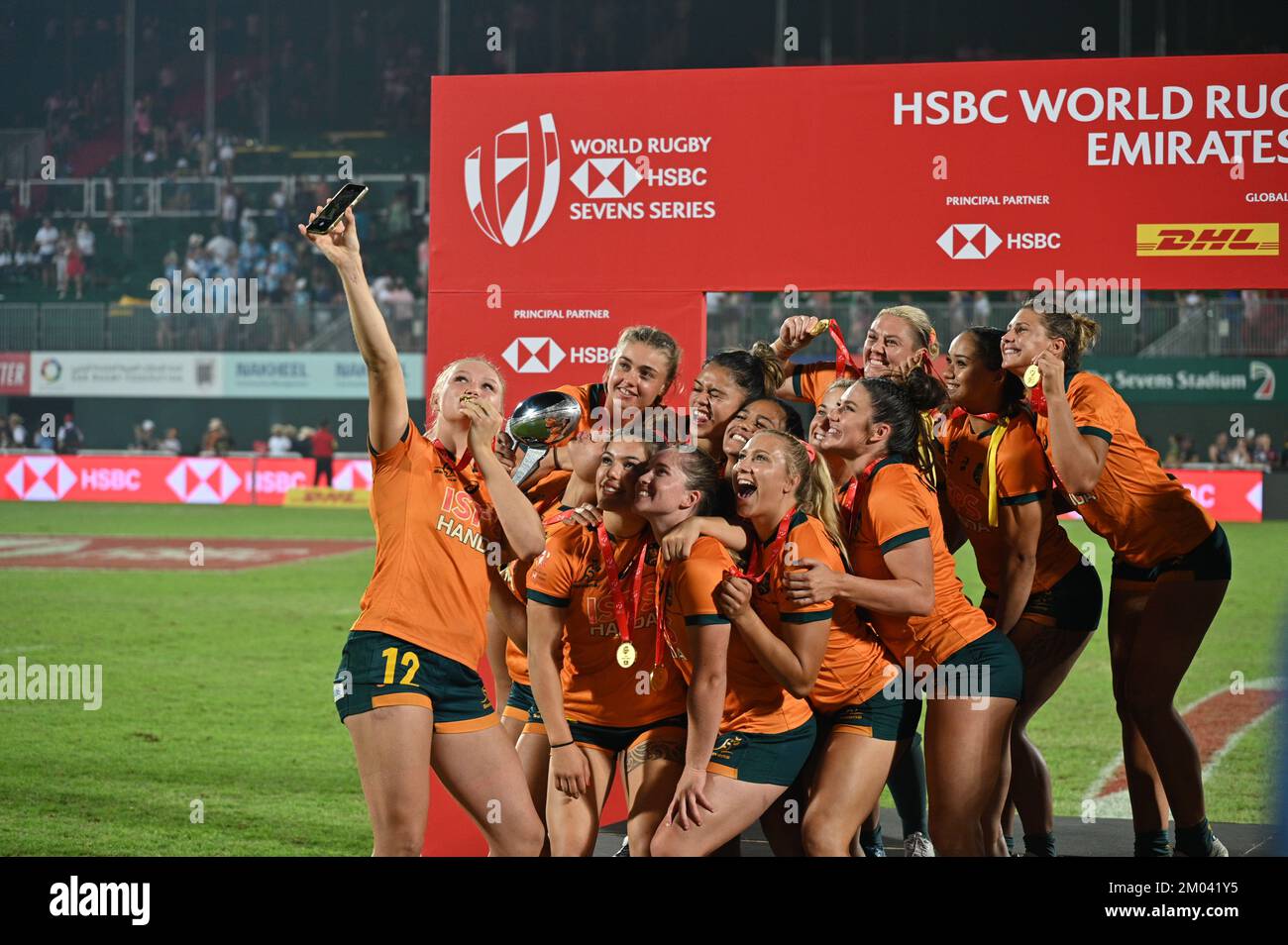 Dubai Uae 3rd Dec 2022 The Australian Womens Team Take A Selfie