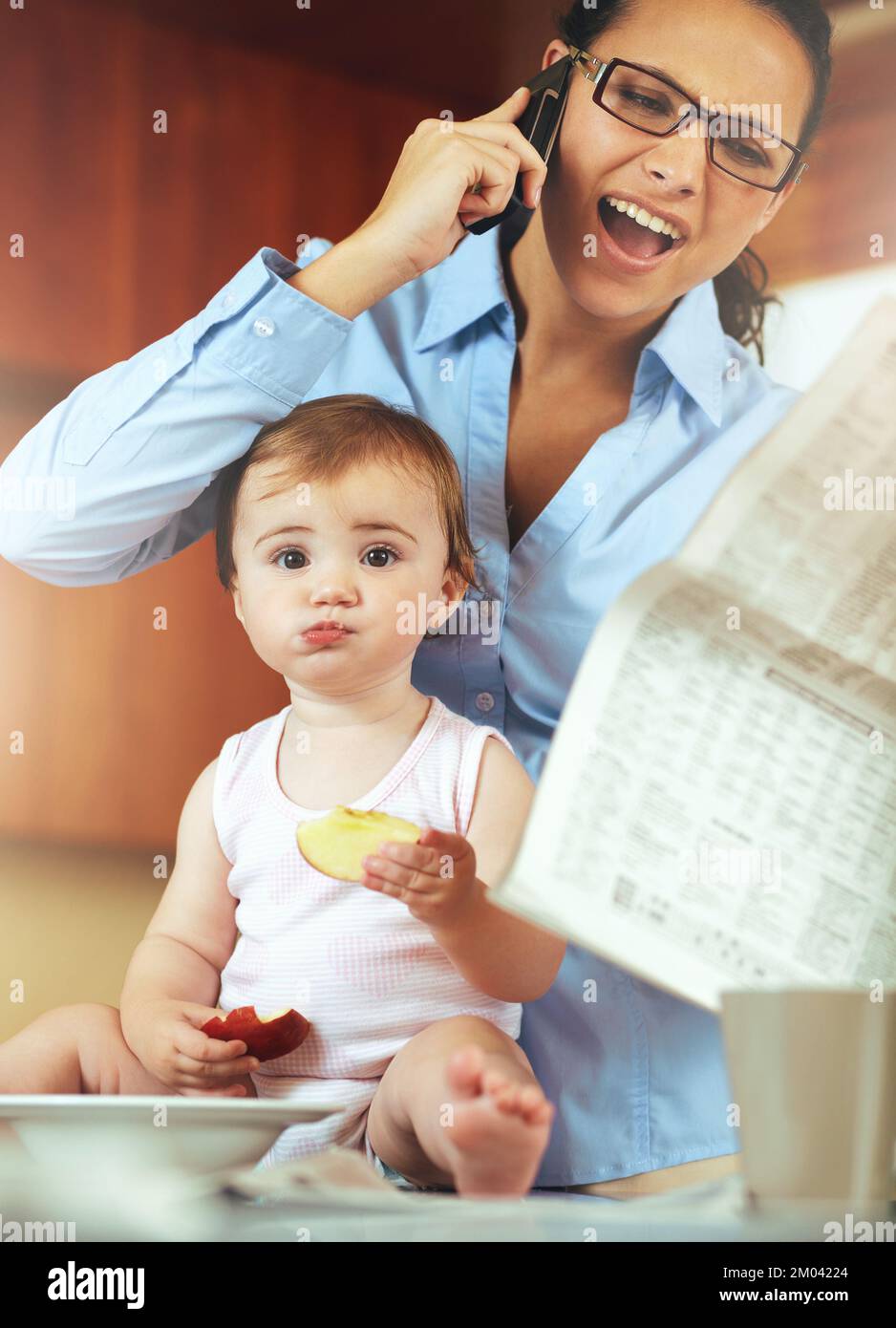 Family morning rush hi-res stock photography and images - Alamy